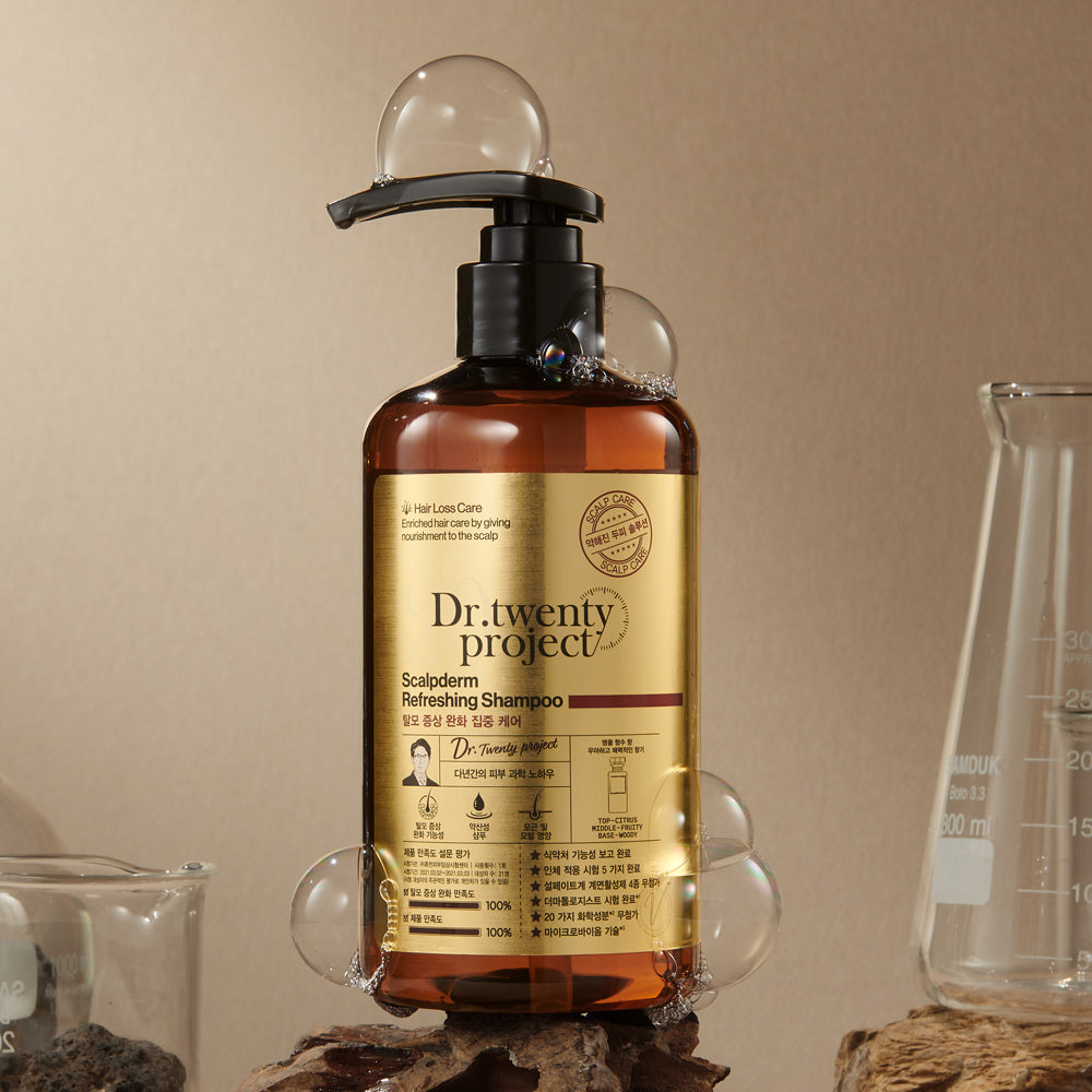 Dr.twenty project Scalpderm Refreshing shampoo 500ml - Koreanhaircare